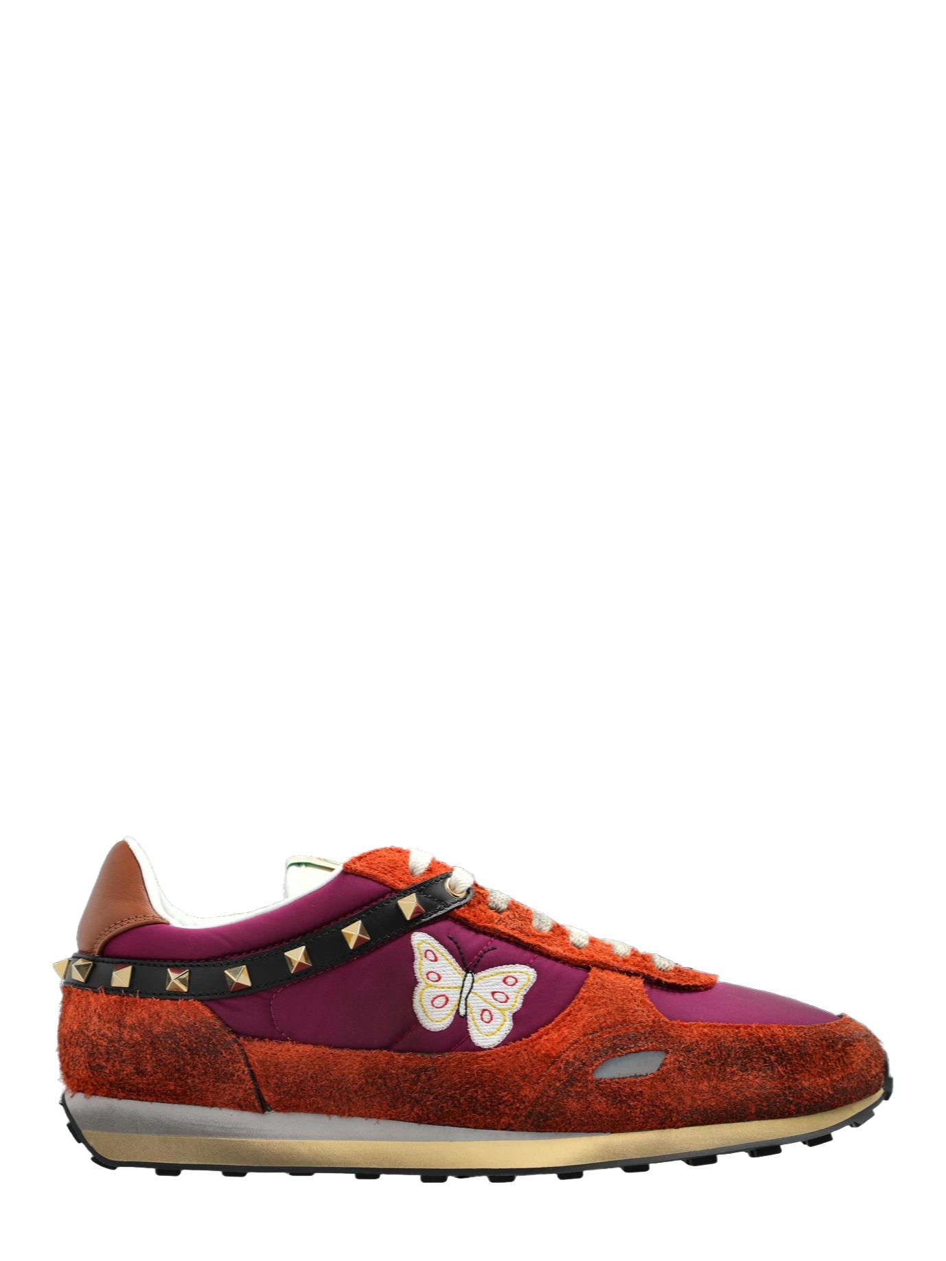 VALENTINO Valentino Butterfly Stud Low-Top Sneakers